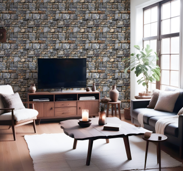 Stone Wallpaper, Stone Style Designs - TenStickers